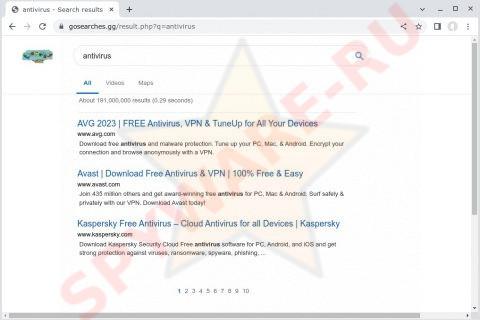 How to remove Gosearches.gg (Virus removal guide) | SPYWARE-RU.COM