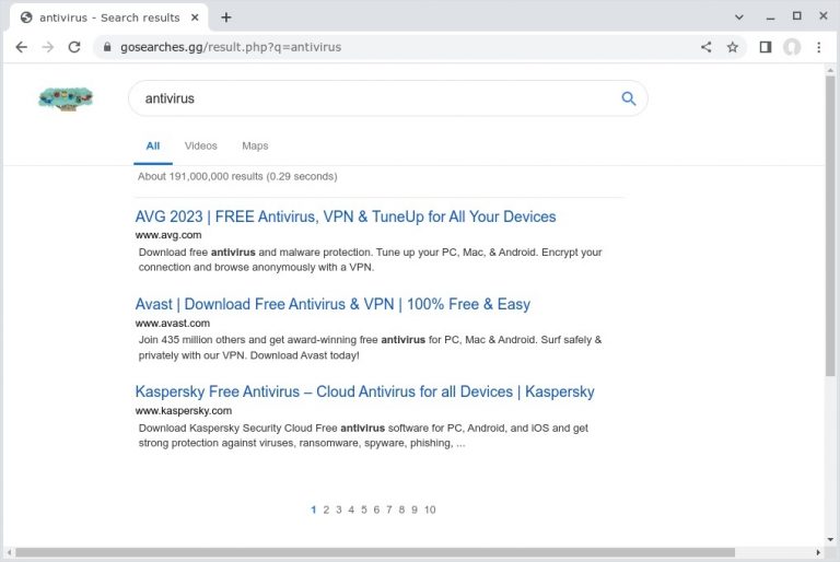 How to remove Gosearches.gg (Virus removal guide) | SPYWARE-RU.COM